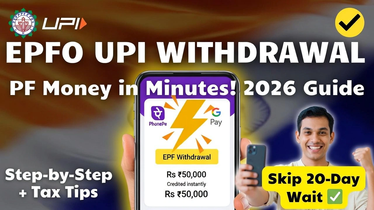 Withdraw PF Money in Seconds? EPFO’s New UPI Update is the Game-Changer